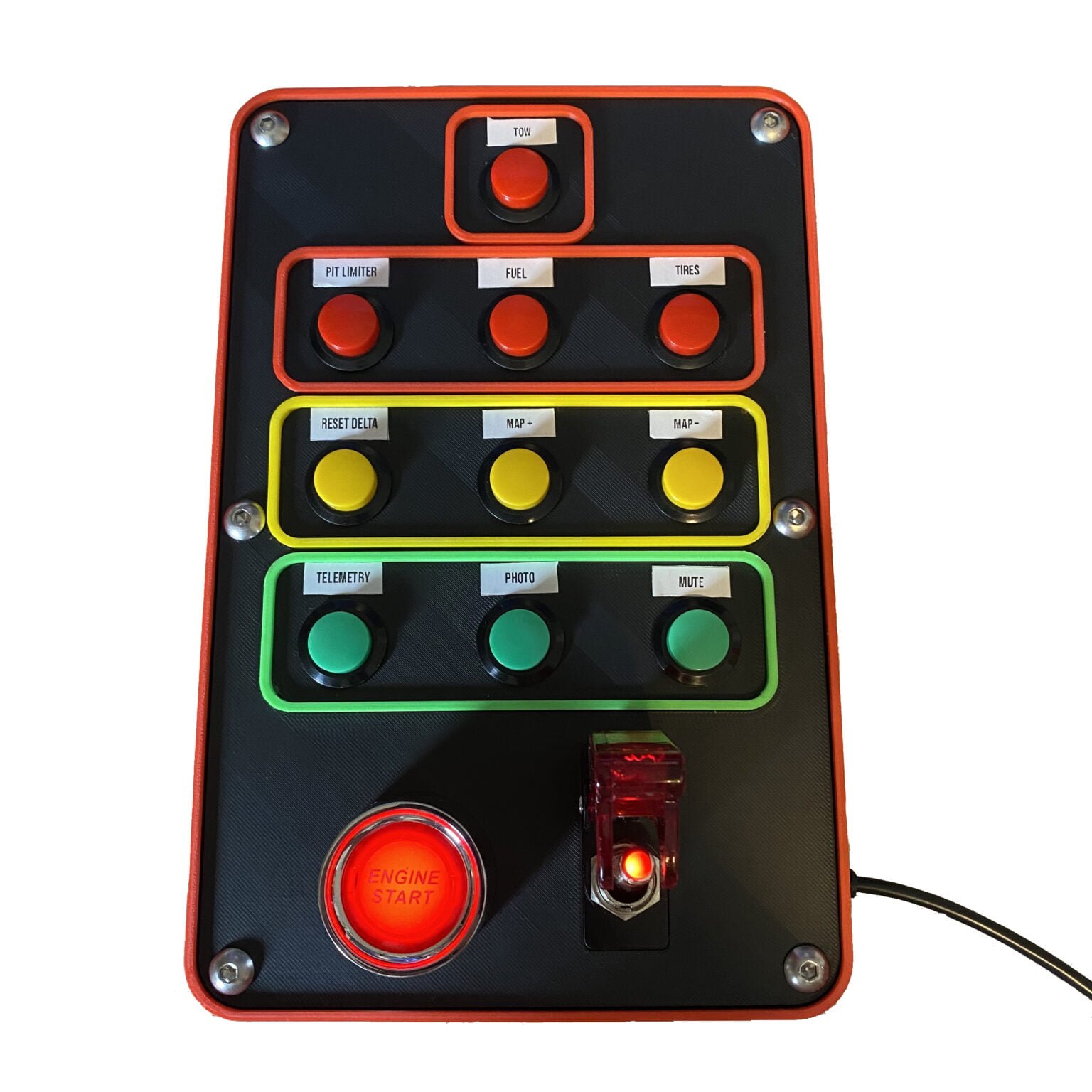 Botonera Simracing de 12 pulsadores - NYT Racing